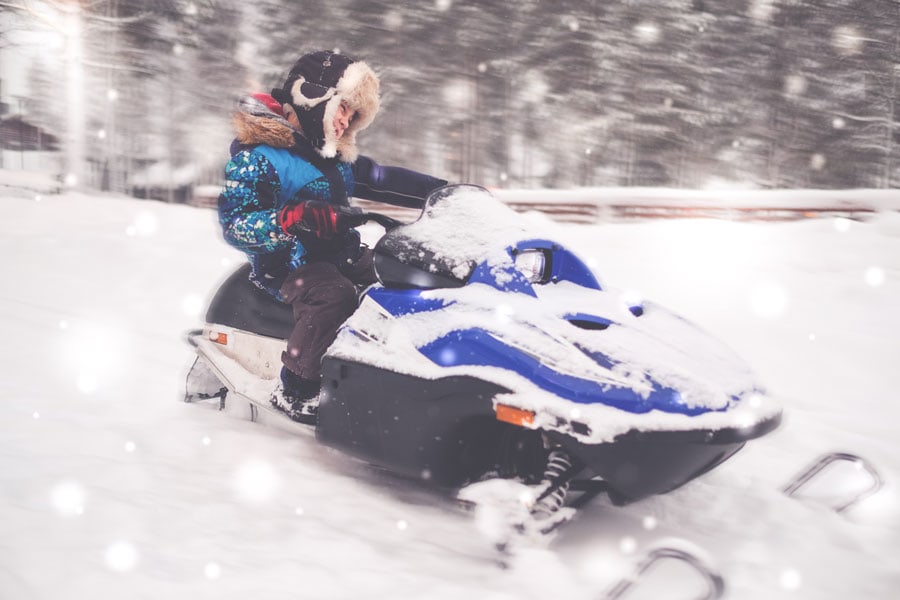boy-driving-snowmobile - Grand Superior Lodge - Lake Superior Resort ...
